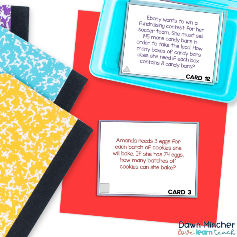 Using Word Problems to Help Students Understand Division With ...